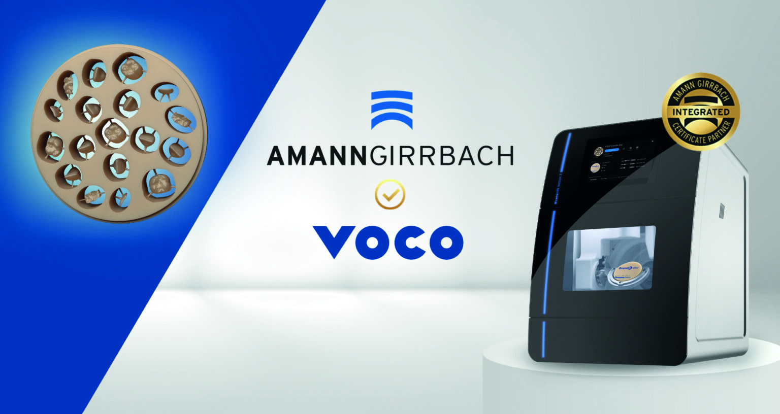 Grandio disc von VOCO nun mit Fräsgeräten von Amann Girrbach kompatibel ...